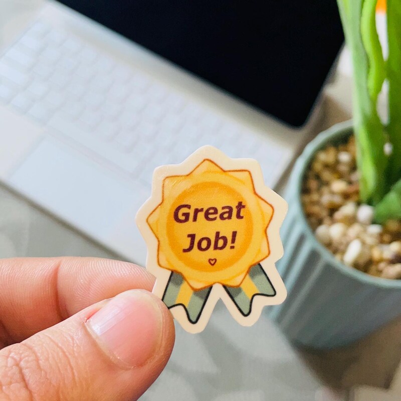 Great Job Sticker - Etsy