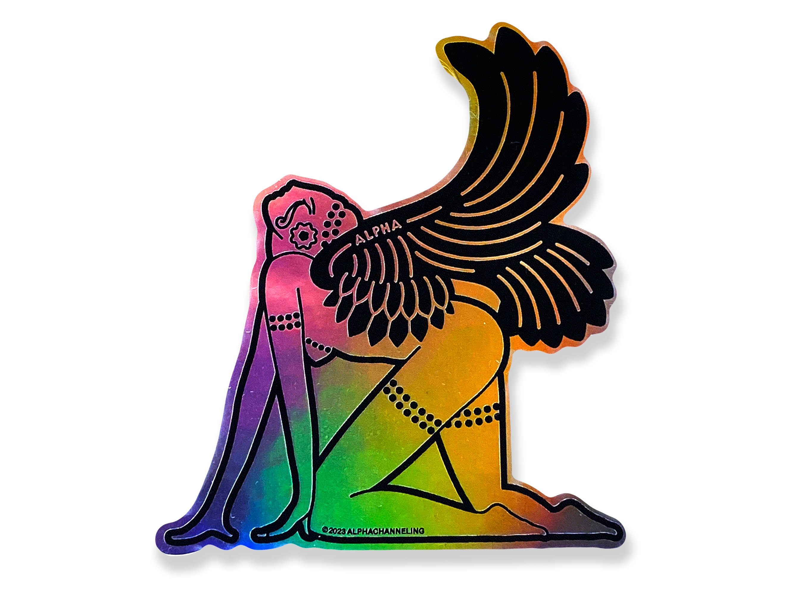 Alpha Holographic Sticker Pack - Etsy