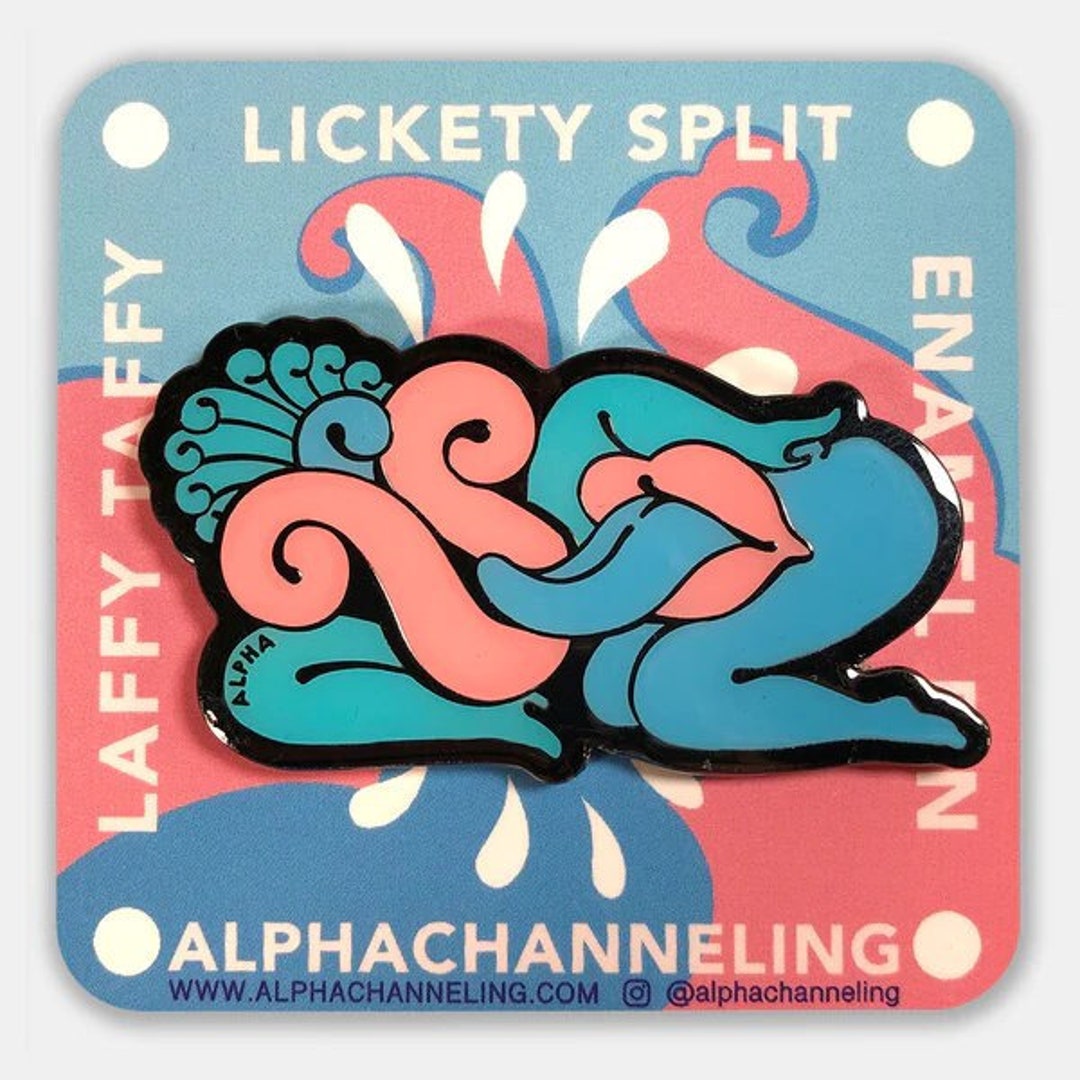Lickity Split Pin - Etsy