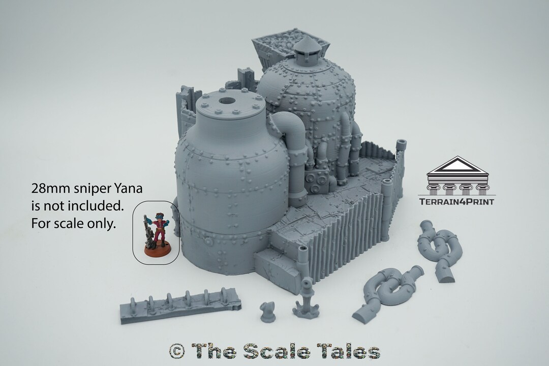 Ork Beer Brewery | Rivet City | Terrain4print | 1x FDM 3D Printed ...