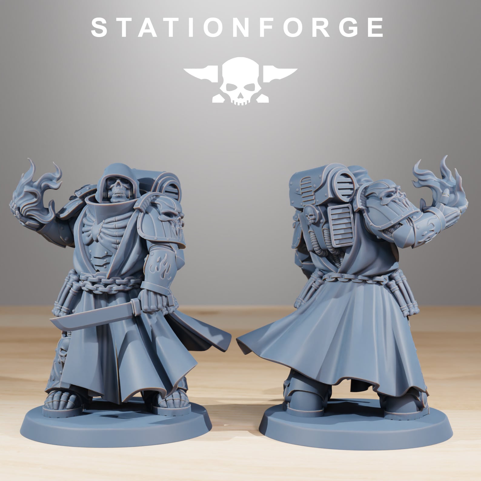 Socratis Doom Reapers | Stationforge | 10x Characters | 10x 32mm Bases ...