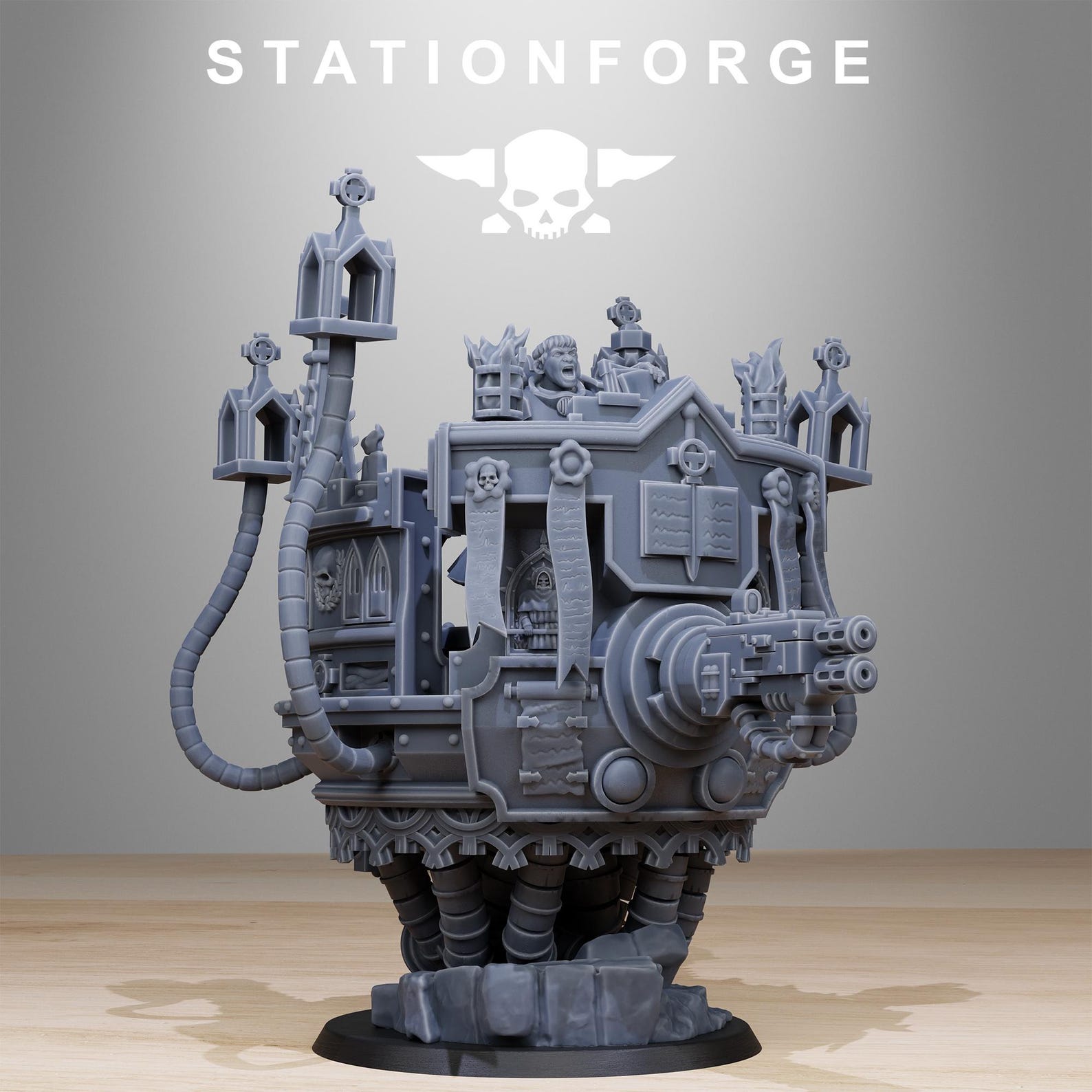 Vodalites Pulpit | Stationforge | 1x 32mm Scale Resin Mini | Preach ...