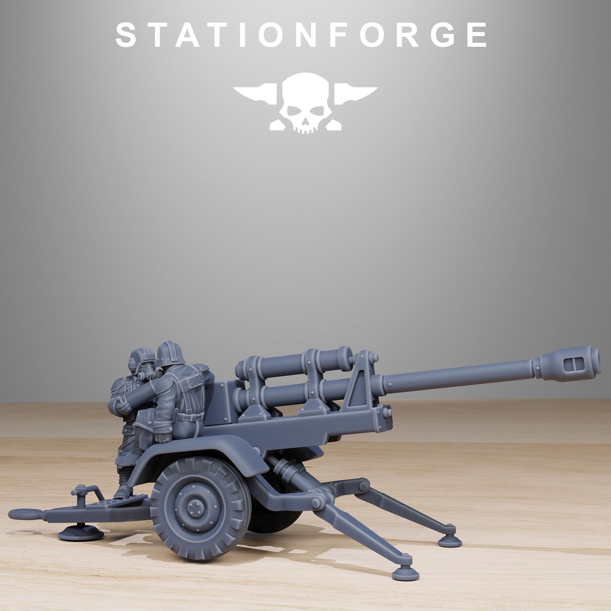 Grimguard Tankette | Stationforge | 1x 32mm Scale Tankette With Towed ...
