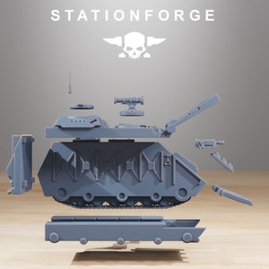 Socratis Dominator Tank | Stationforge | 28mm Wargame Tank (lxwxh ...
