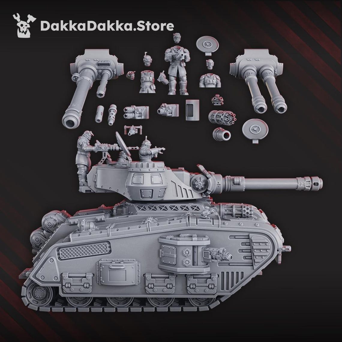 Medium Battle Tank "rapid Dagger" RD-77 | Dakkdakka | 1x 32mm Scale 3D ...