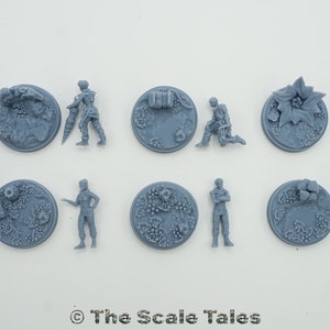 Space Pioneers (28mm) | Print Minis | 6x 28mm Models With Custom Bases ...