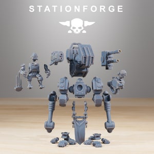 Scavenger Walker | Stationforge | 1x Mech, 1x Pilot - Etsy