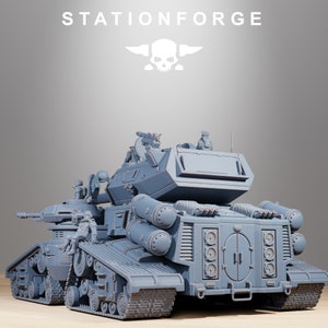 Grimguard Monolith Tank | Stationforge | 1x 32mm Scale Mega Tank With ...