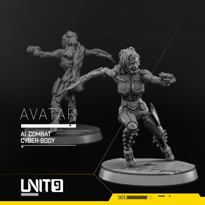 Welcome Pack | Unit9 | 5x 28mm Minis and 5x25mm + 4x40mm Bases | the ...