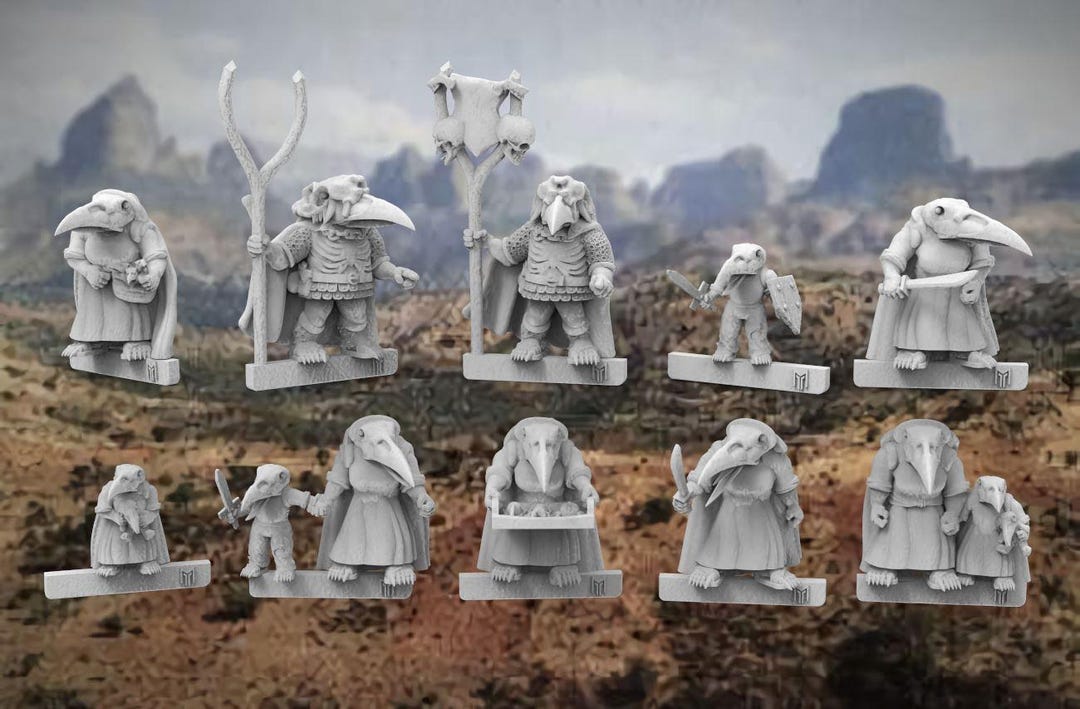 Natchdreck Female Mages | Bigmrtong | 10x Female Mages With Younglings ...