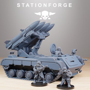 Grimguard Mechanized Artillery Tank | Stationforge | 32mm Wargaming ...