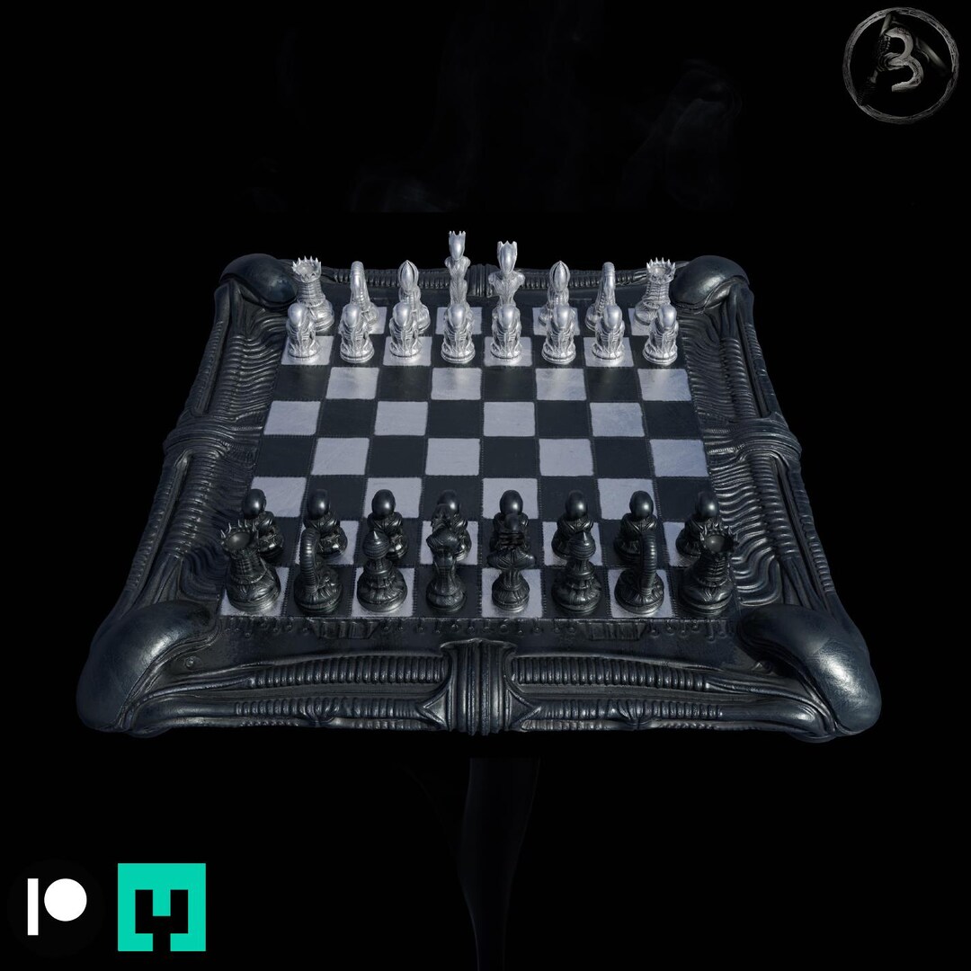 Realms of Chess - Xenos | Bluart | Sci-fi & Fantasy Themed Board And/or ...