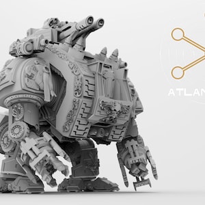 C-613 Silverback Dreadnought | Atlan Forge | 1x 32mm Scale 3D ABS Resin ...