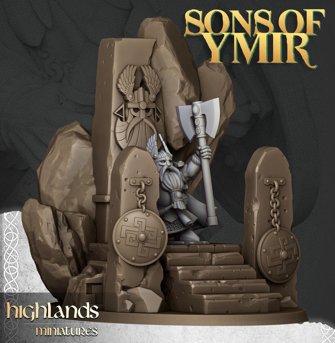 Sons of Ymir - Dwarf Lord | Highland Miniatures | - Etsy