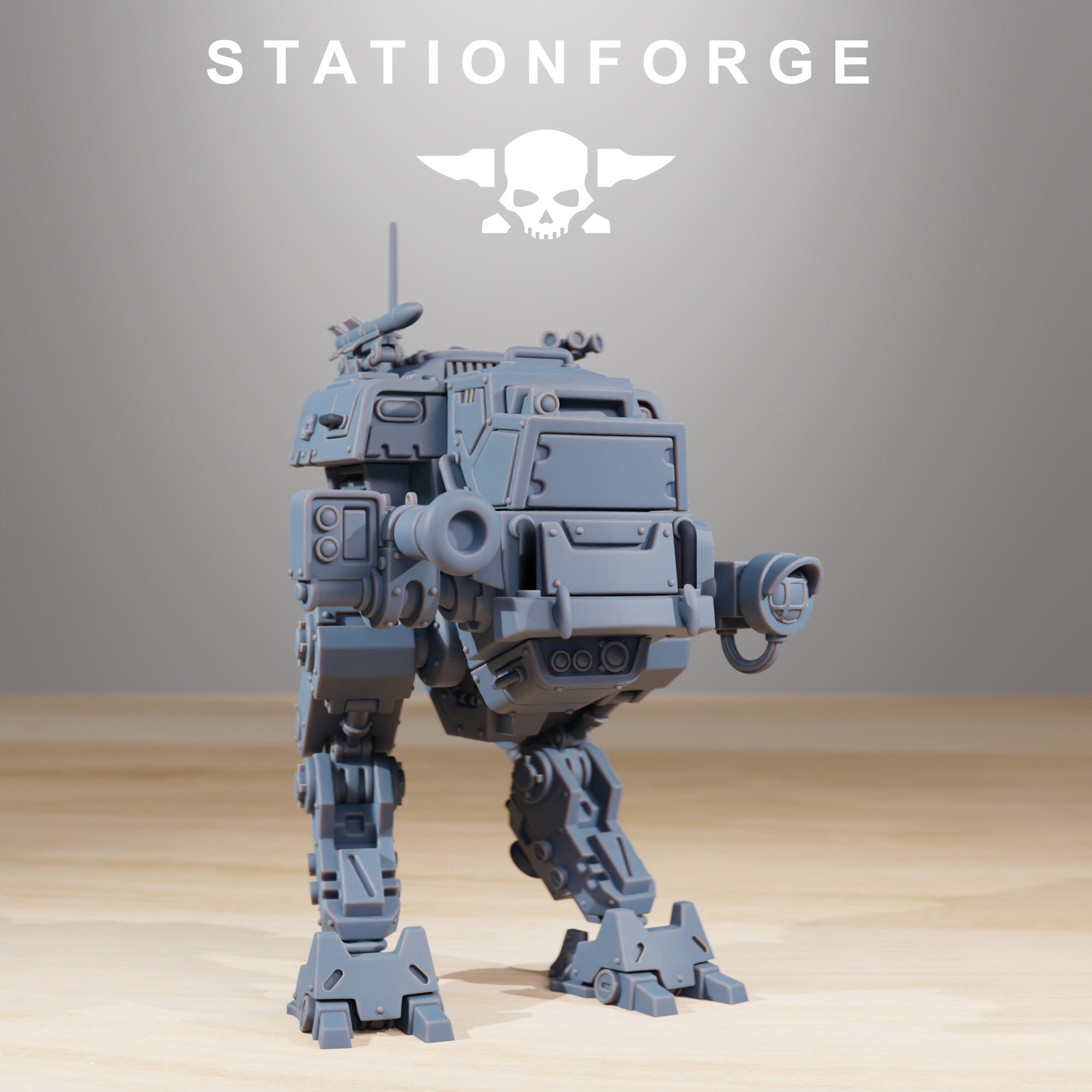 Grimguard Walker Mk1 | Stationforge | 1x 32mm Scale Walker, With Inside ...