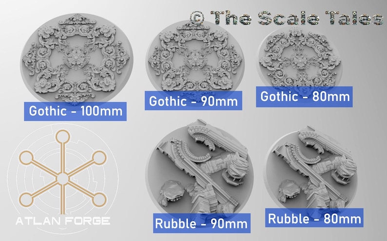 C-613 Silverback Dreadnought | Atlan Forge | 1x 32mm Scale 3D ABS Resin ...