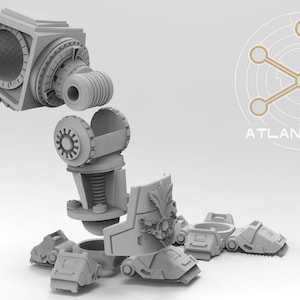 C-613 Silverback Dreadnought | Atlan Forge | 1x 32mm Scale 3D ABS Resin ...