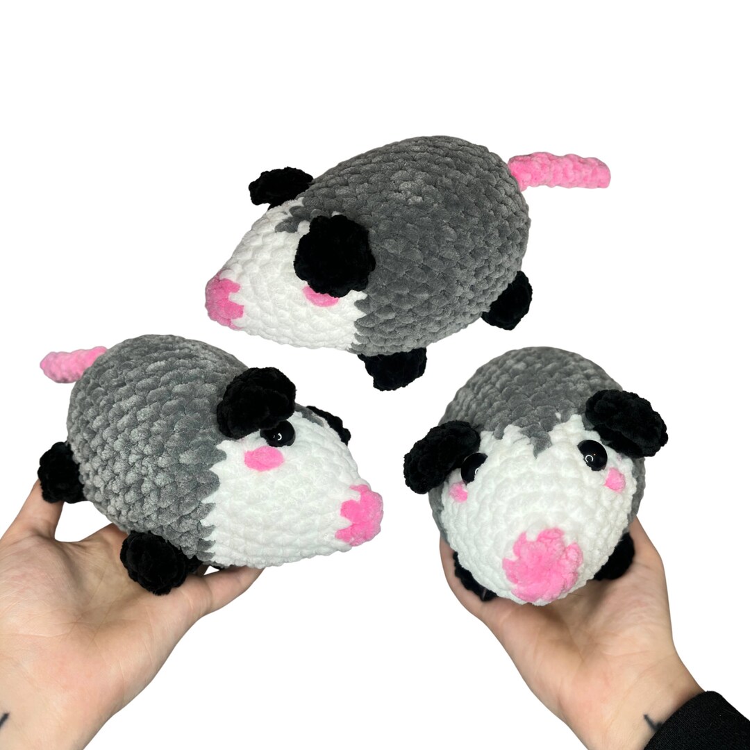 Possum Plushie Handmade Opossum Stuffed Animal - Etsy