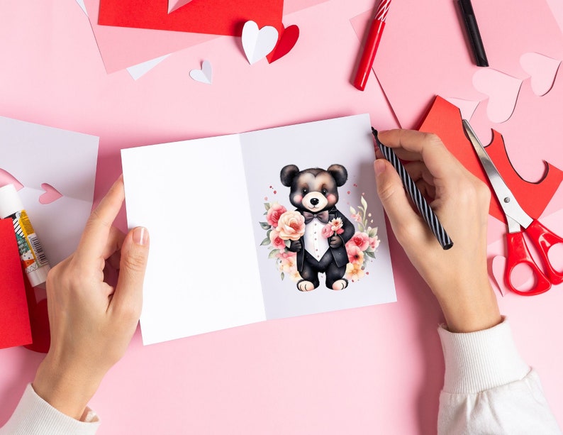 Valentine Day Clip Art Bundle, Scrapbooking, Design, Cute PNG ...