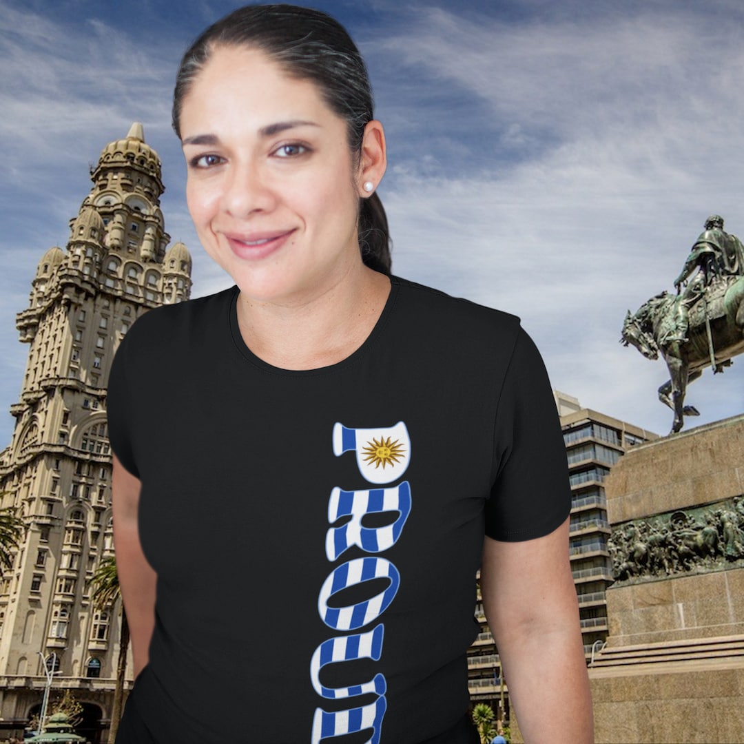 Hispanic Heritage Month Uruguay Shirt PROUD Uruguayan Flag Shirt Show ...