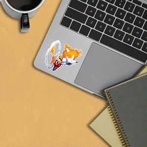 Tails Premium Sticker Sonic the Hedgehog Pixel Art Sticker - Etsy