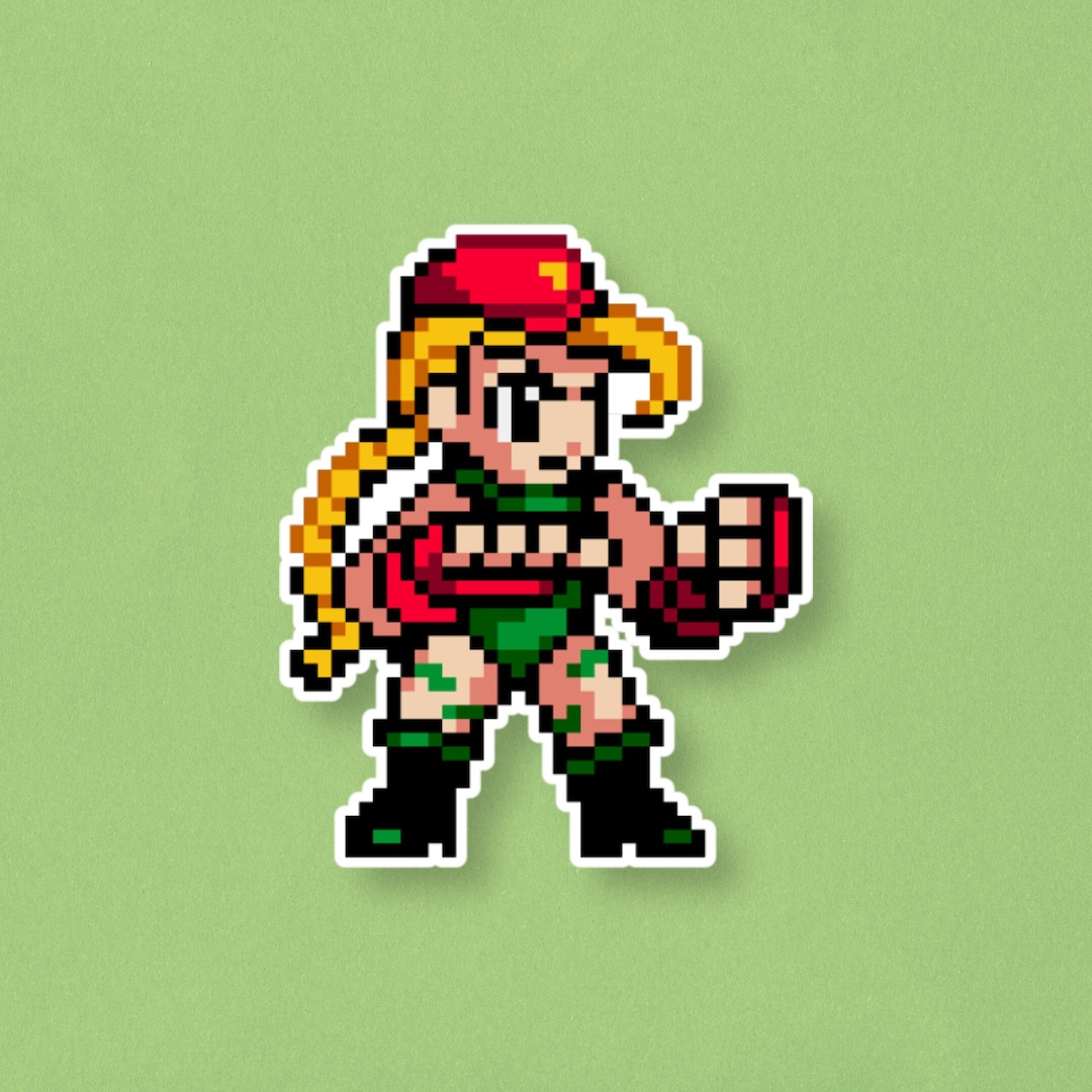 Cammy Premium Sticker Street Fighter 6 Pixel Art Sticker - Etsy