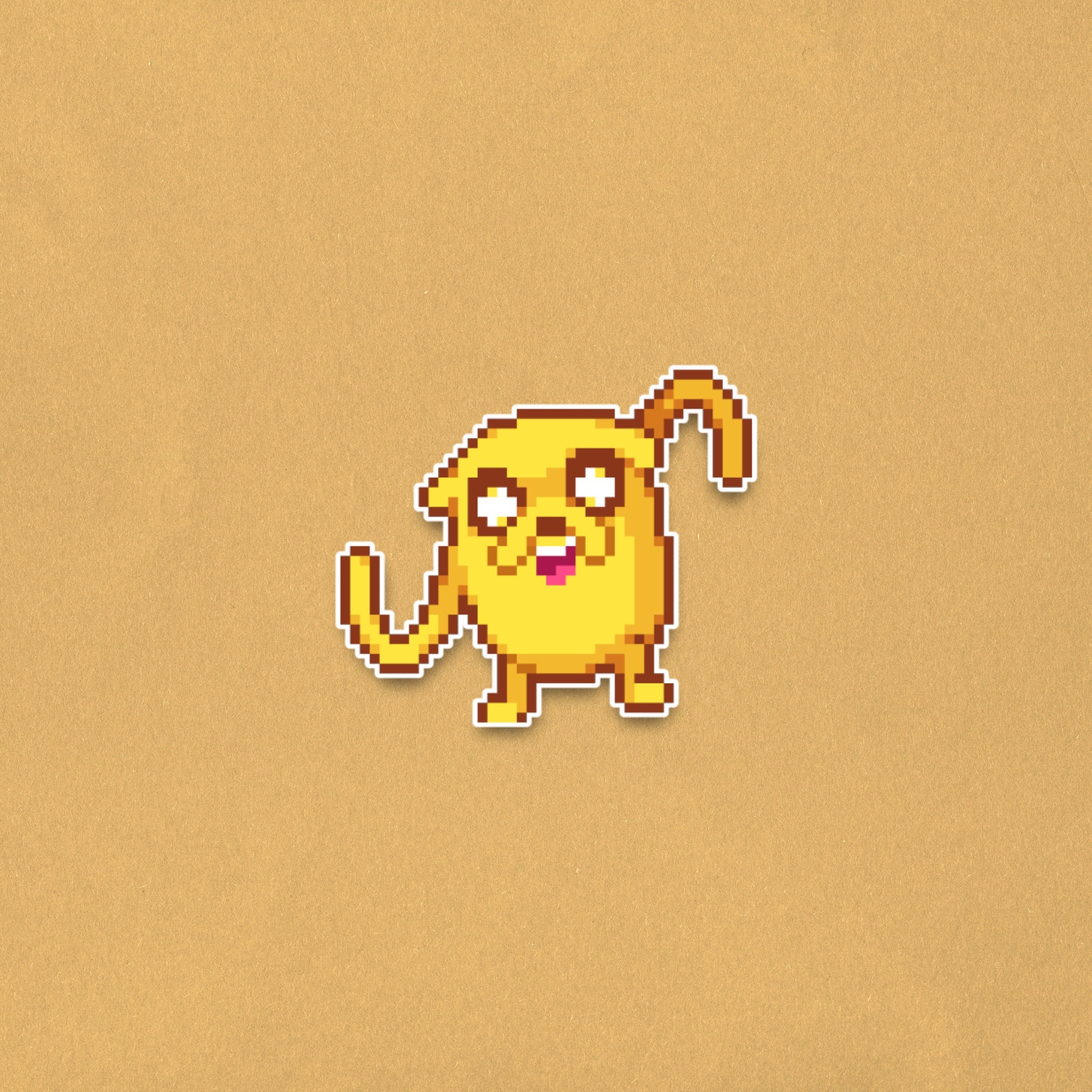 Jake From Adventure Time Pixel Art