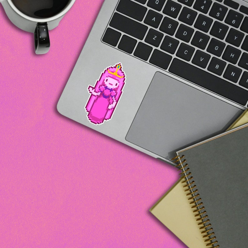 Princess Bubblegum Premium Sticker - Adventure Time Pixel Art Sticker ...
