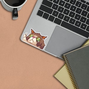 Sad Cat Thumbs up - Valorant Pixel Art Sticker - Etsy