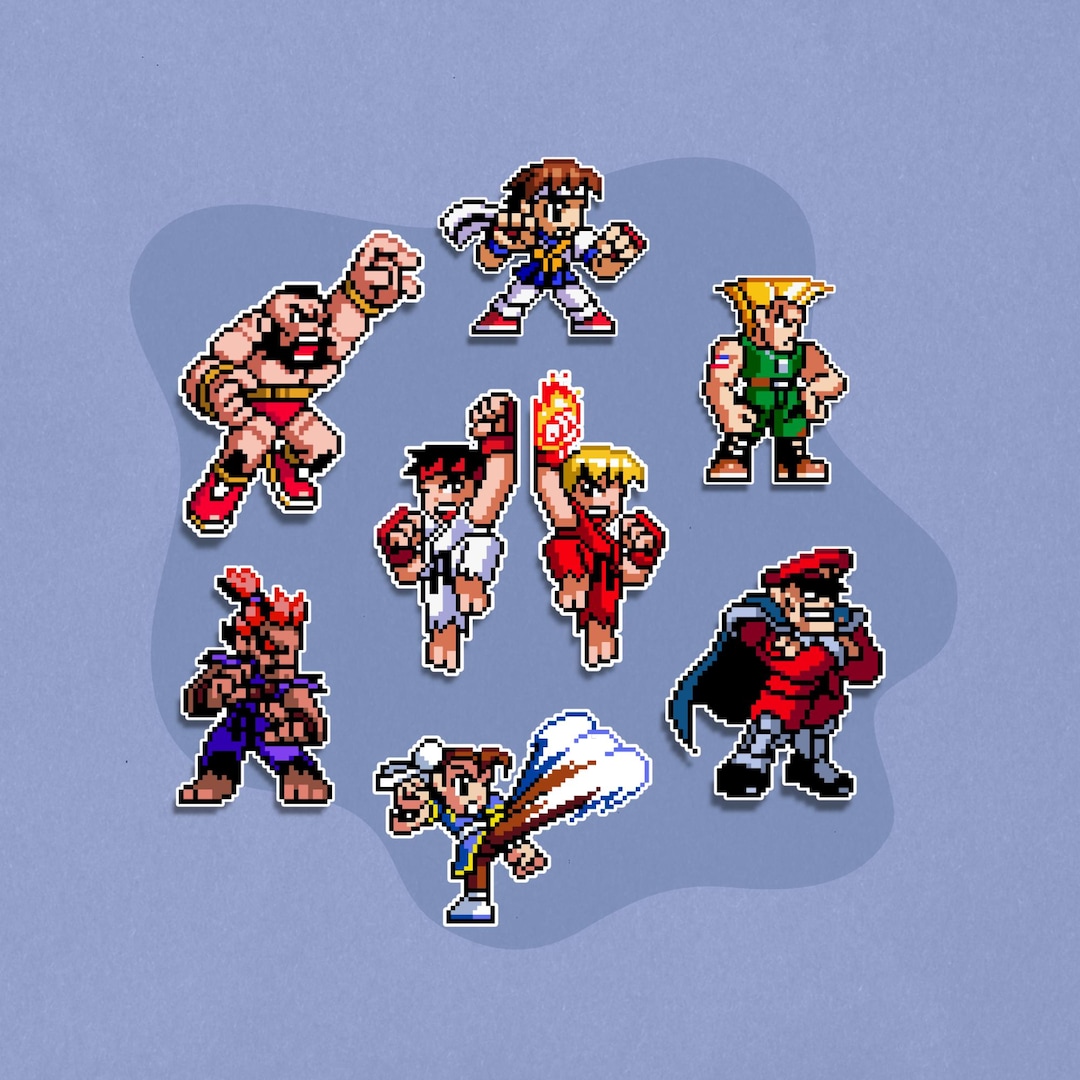 Street Fighter 6 Premium Sticker Set - Includes 8+ Stickers! - Etsy