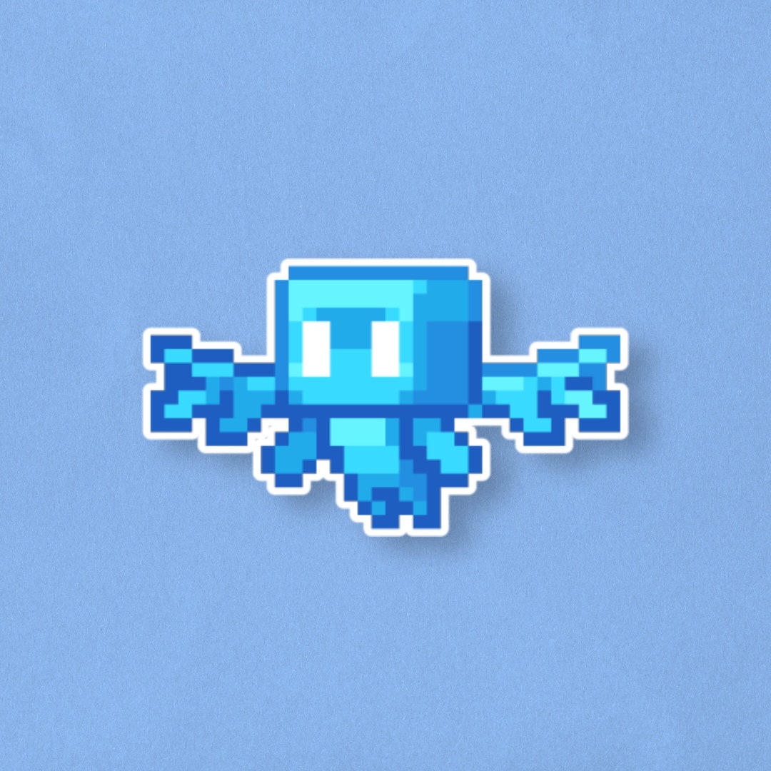 Allay Premium Sticker Minecraft Pixel Art Sticker - Etsy