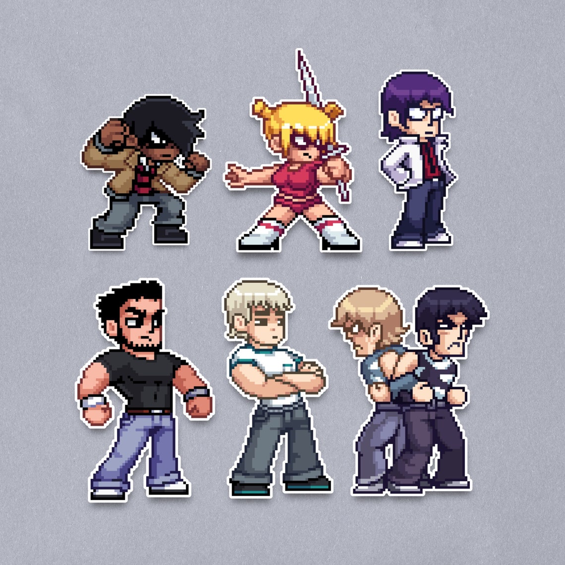 Ramona's 7 Evil Exes Premium Sticker Set - Includes 6+ Stickers! - Etsy
