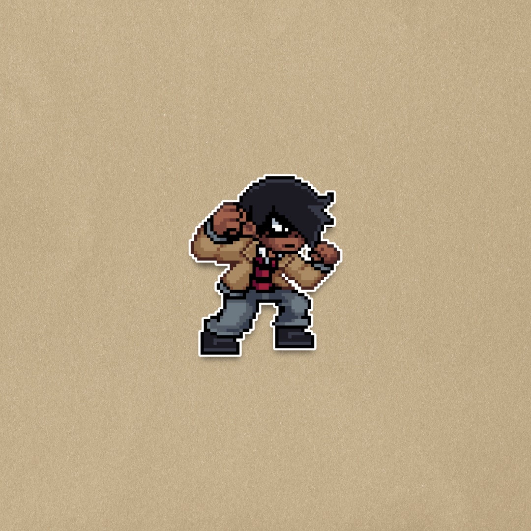 Matthew Patel Premium Sticker - Scott Pilgrim Pixel Art Sticker - Etsy