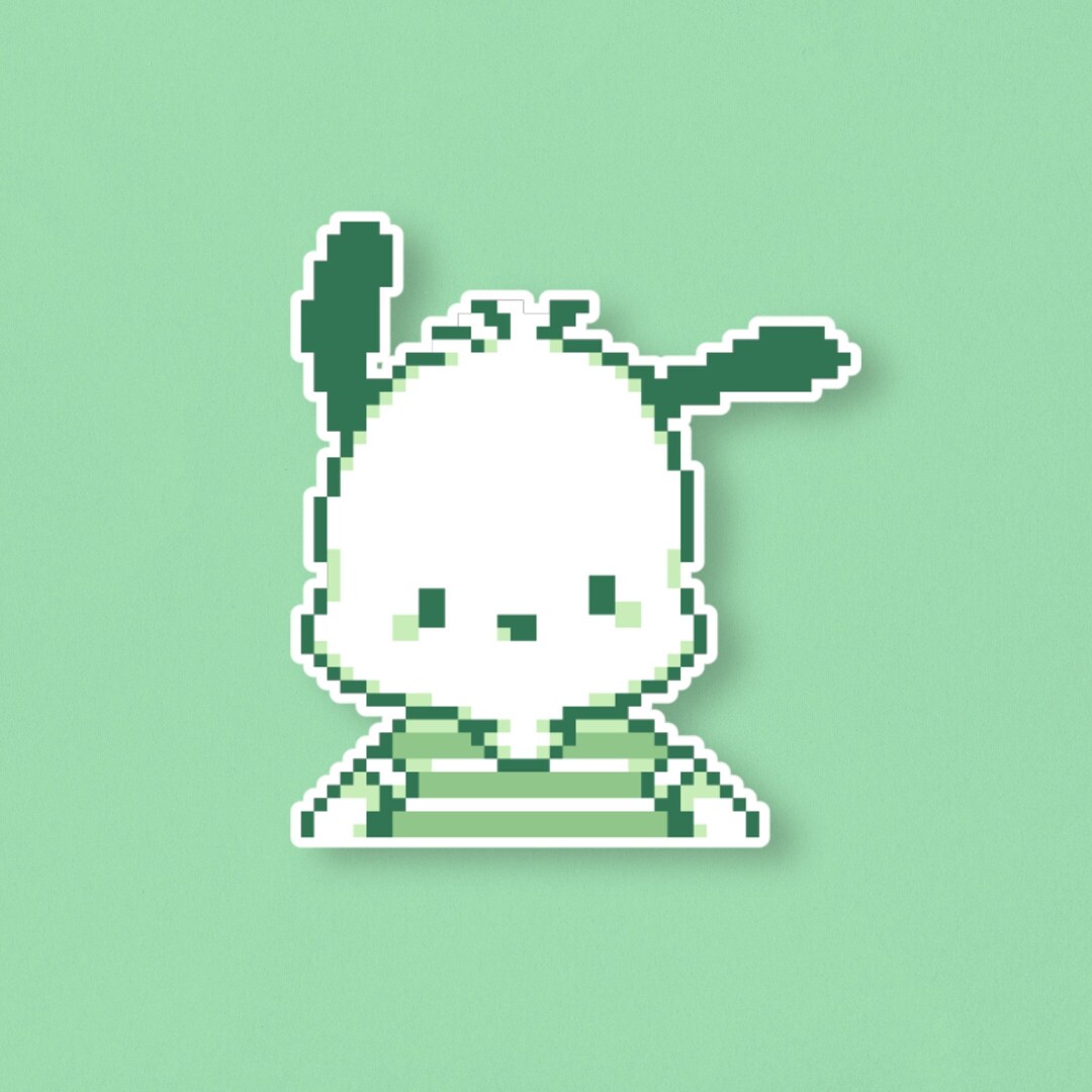 Pochacco Premium Sticker Sanrio Pixel Art Sticker - Etsy