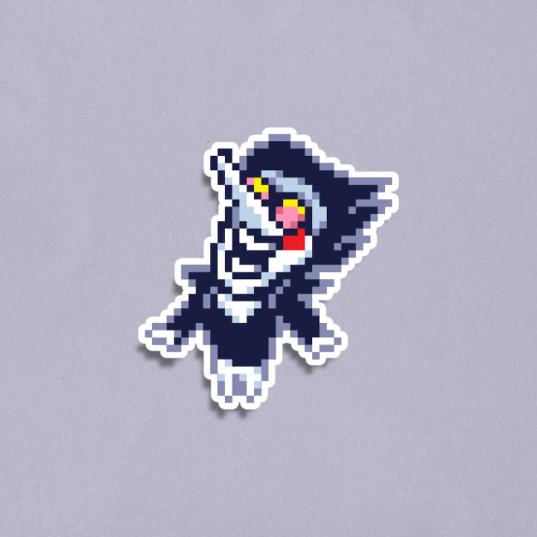 Spamton Premium Sticker - Undertale Pixel Art Sticker - Etsy