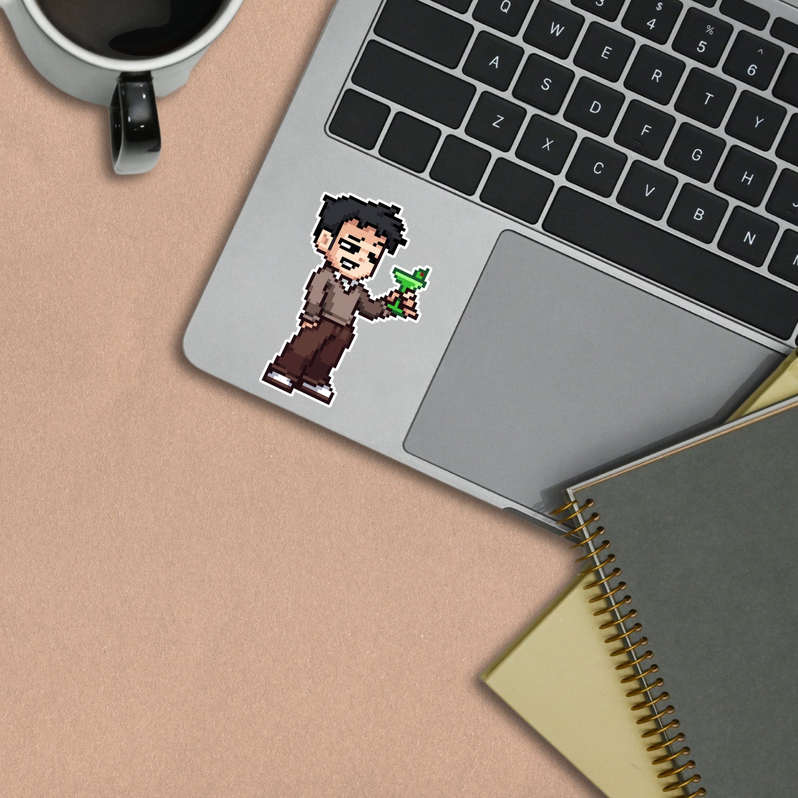 Wallace Wells Premium Sticker Scott Pilgrim Pixel Art Sticker - Etsy