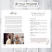 Editable Funeral Program Template for Women, Printable Celebration of ...