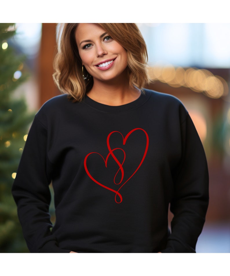 2 Hearts Intertwined. Unisex Crewneck Sweatshirt or Cotton T-shirt ...