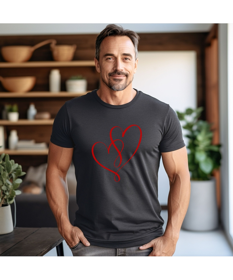 2 Hearts Intertwined. Unisex Crewneck Sweatshirt or Cotton T-shirt ...