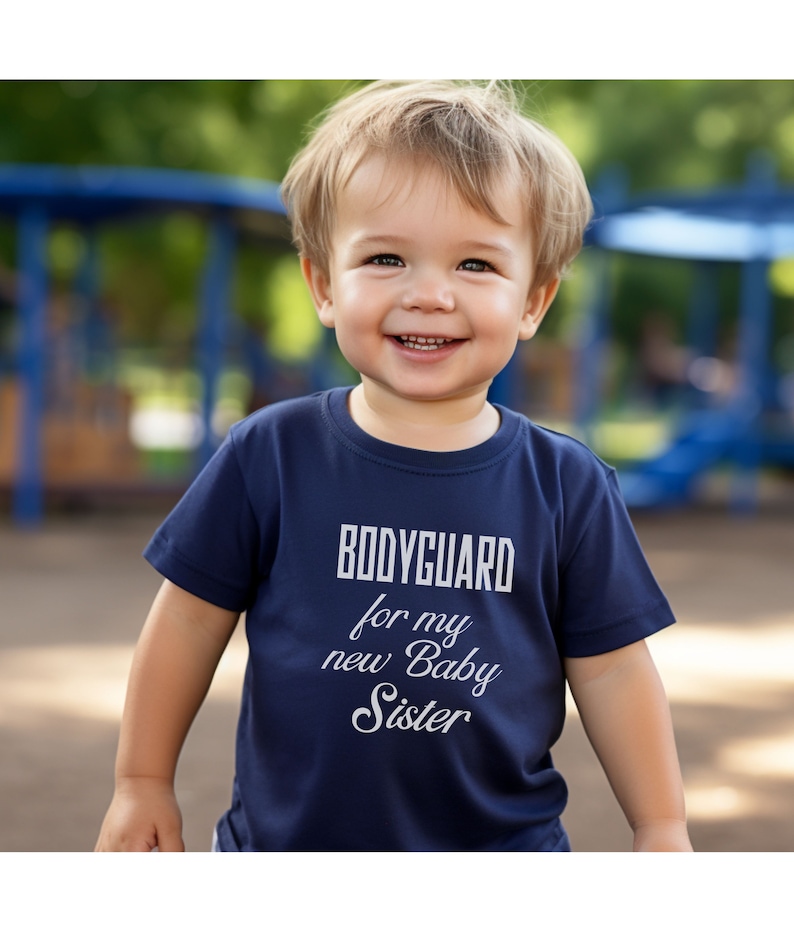 Bodyguard for My New Baby Sister Toddler Short Sleeve Tee - Etsy