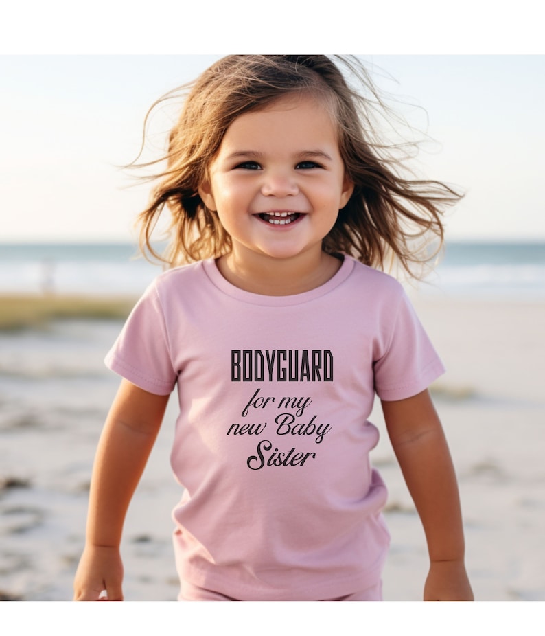 Bodyguard for My New Baby Sister Toddler Tee - Big Brother/sister Gift ...