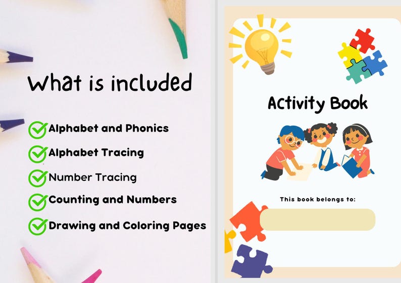 Preschool Pre-k + Kindergarten Ultimate Learning Bundle | +200 Pages ...