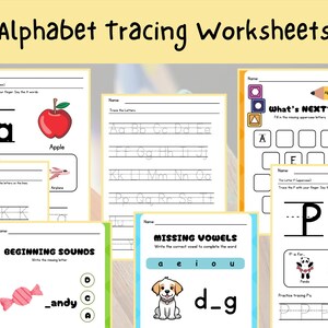 Preschool Pre-k + Kindergarten Ultimate Learning Bundle | +200 Pages ...
