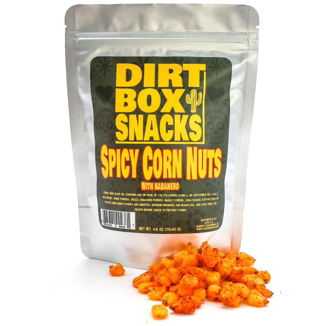 Dirt Box Spicy Corn Nuts With Habanero 4 Oz Net Wt These Spicy Corn ...