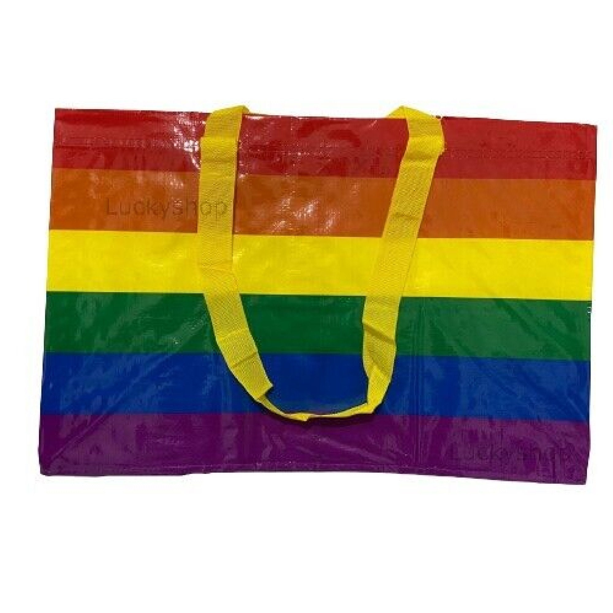 Large Storstomma Ikea Carrier Bag Shopping Moving Colourful Rainbow ...