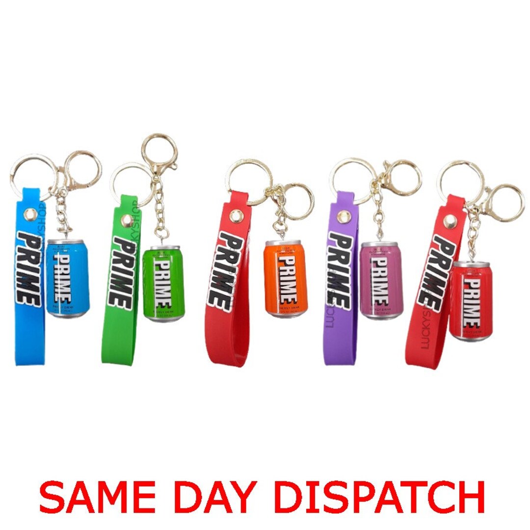 NEW 2023 KSI Prime Can Keyring Metal Keychain Fashion Car Key Rings ...