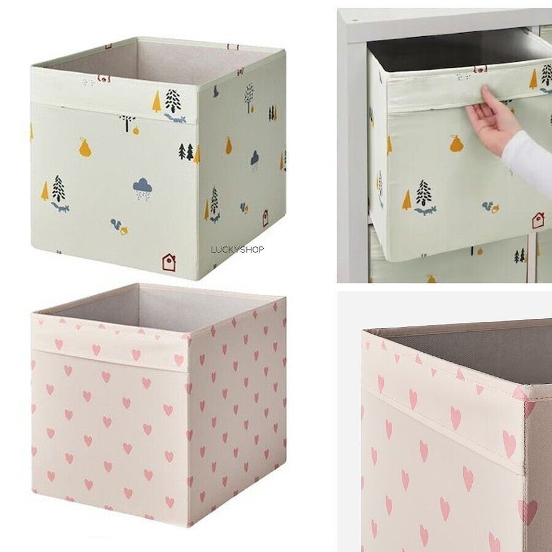 Ikea DRONA REGNBROMS Storage Box Bedroom Organiser Multi - Etsy UK
