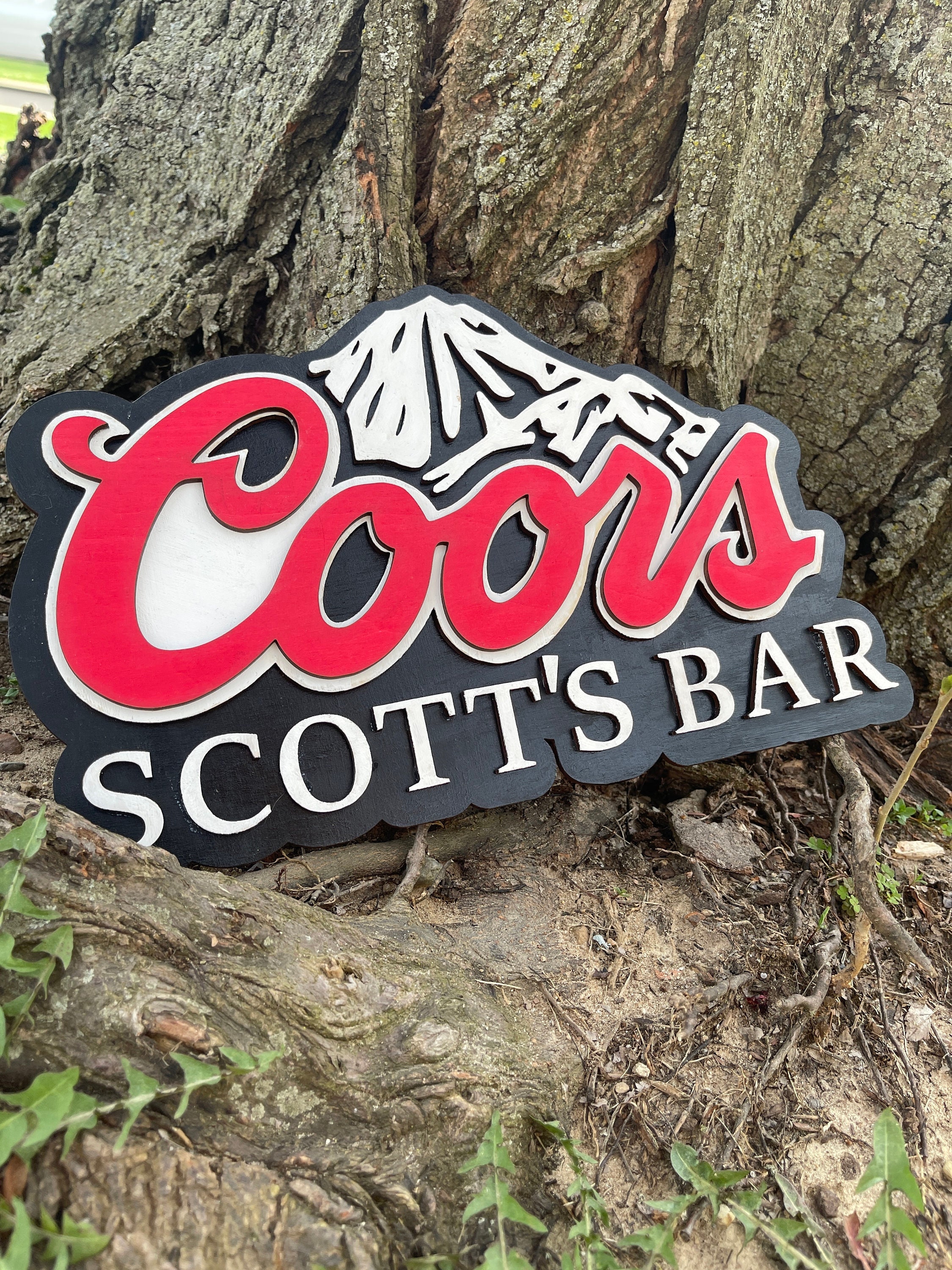 Personalized Coors Light Bar Sign - Etsy