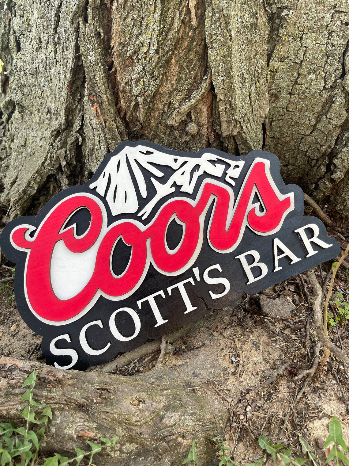Personalized Coors Light Bar Sign - Etsy