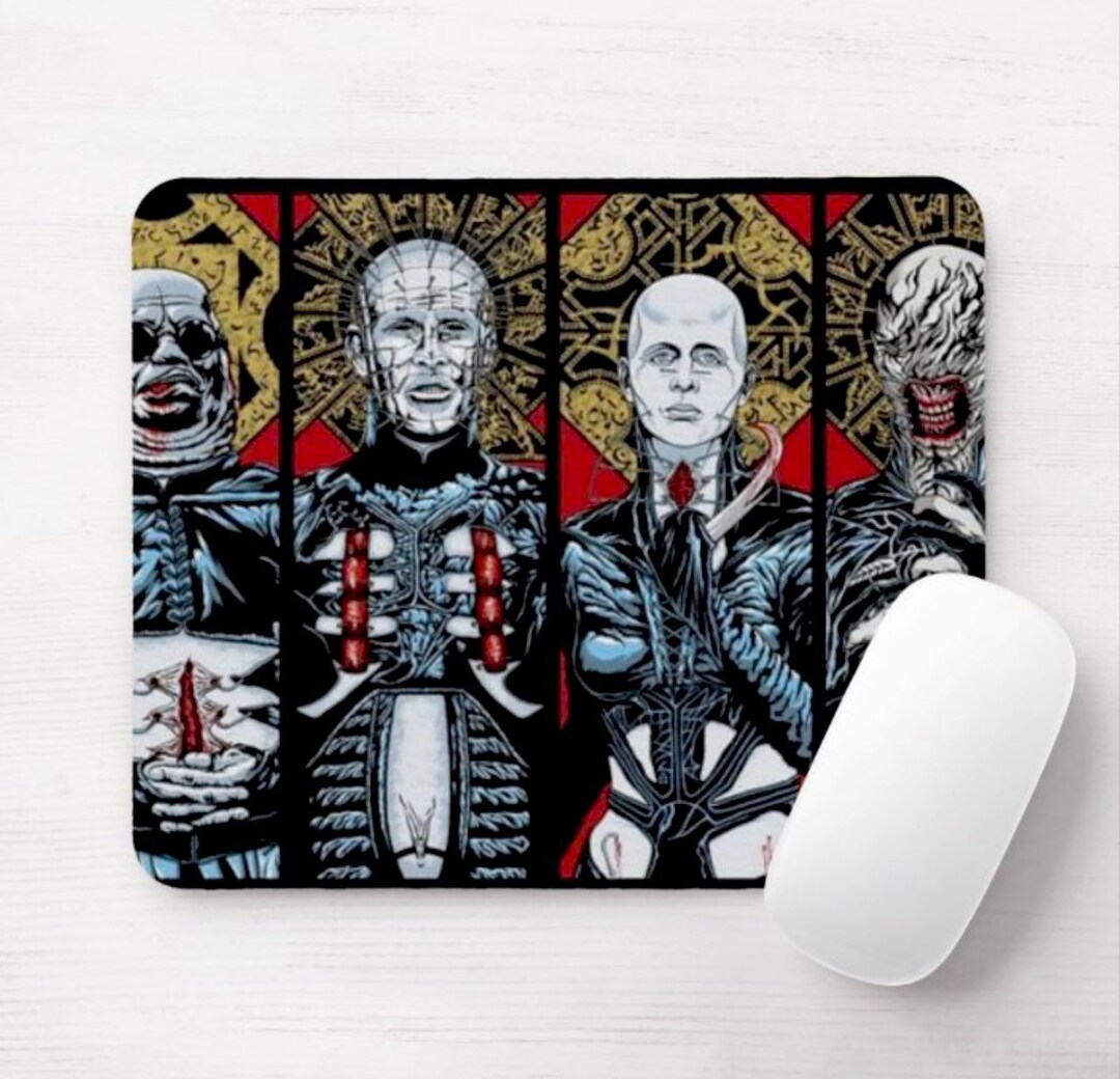 Hell Raiser Horror Mousepad Halloween Pinhead Creepy Cute - Etsy